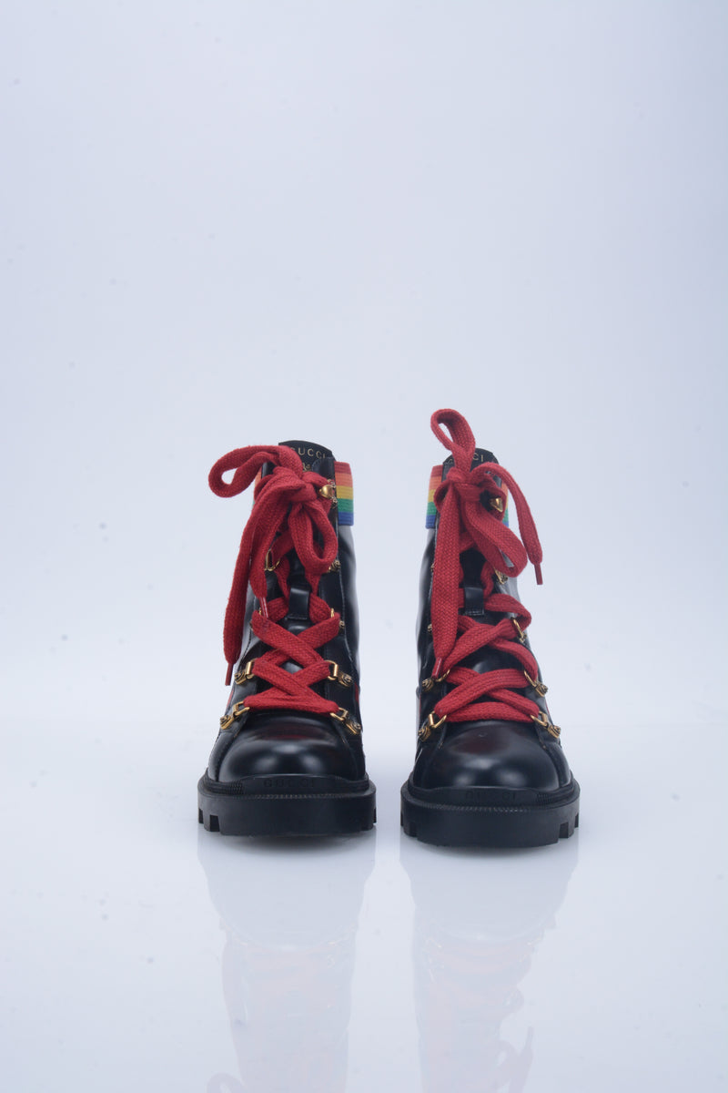 Gucci Sylvie Rainbow Negro Talla 38 / 5 mx – RAG