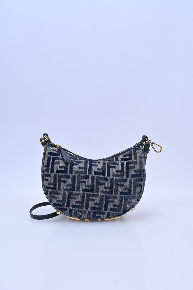 Fendi Fendigraphy Mini Denim Azul – RAG