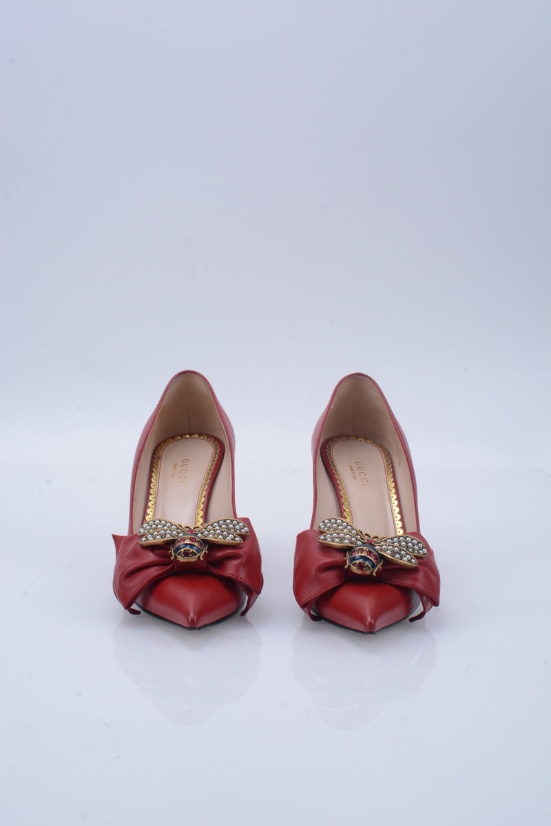Gucci Queen Margaret Rojo Talla 37 / 4 mx – RAG