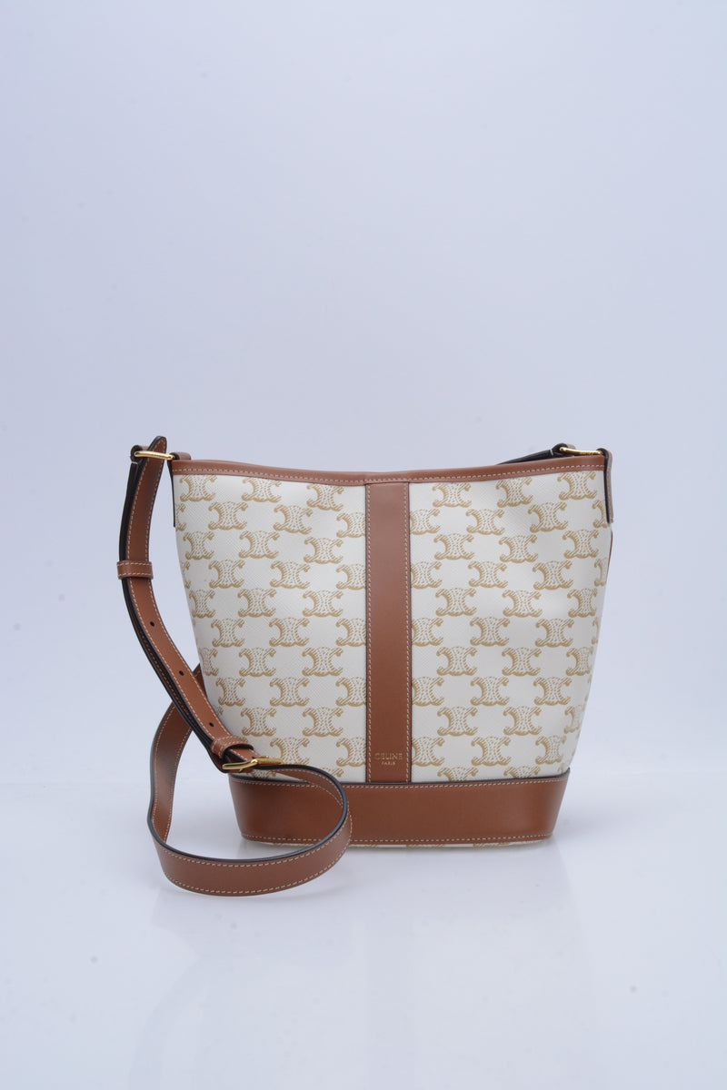 Celine Bucket Small Triomphe Beige – RAG